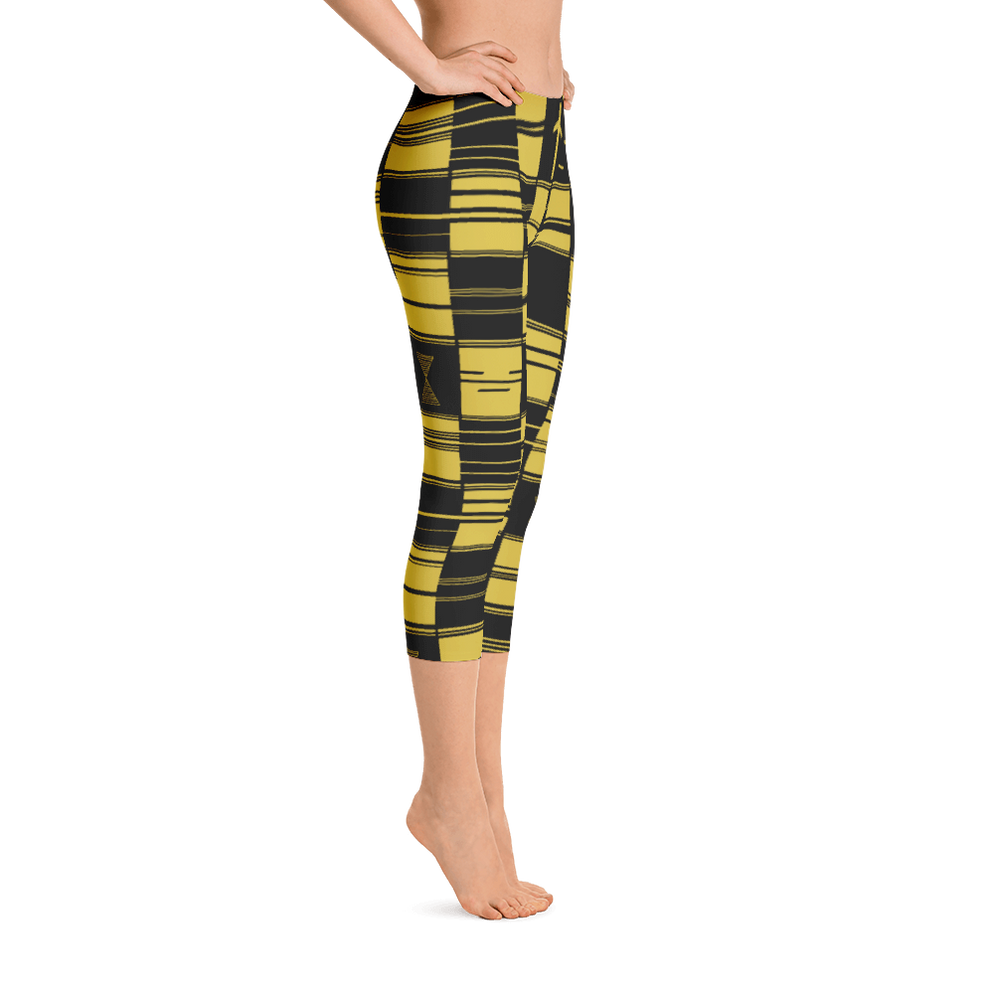 African Kente Pattern Leggings — Star Showroom